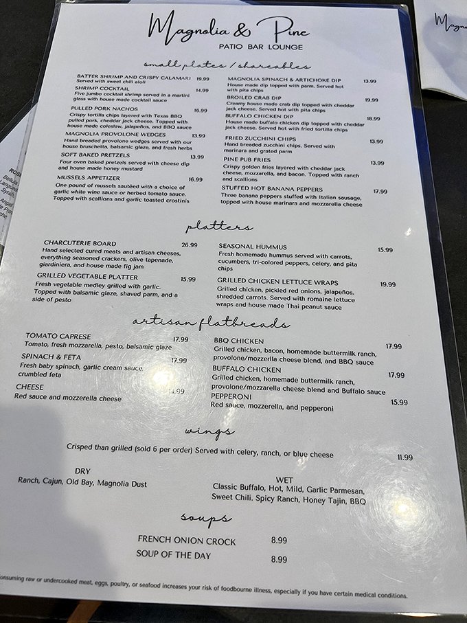 A menu that reads like a love letter to comfort food classics &ndash; each dish promising a relationship worth committing to.