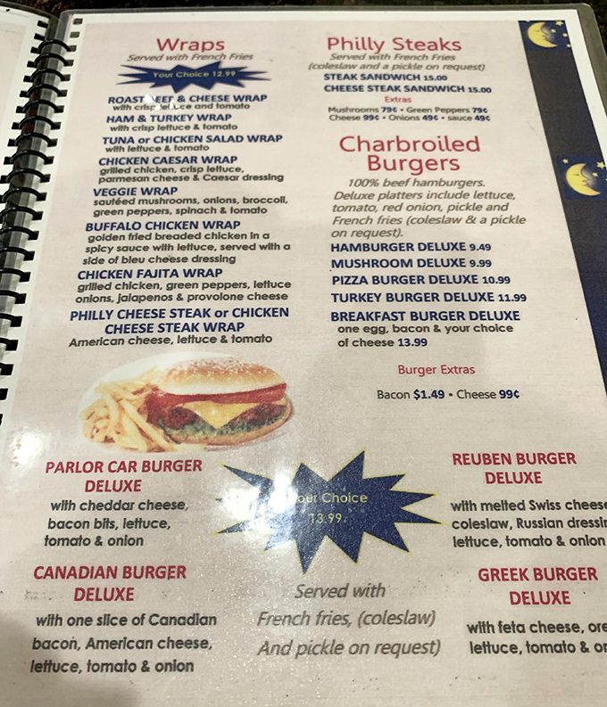 A menu that doesn't need fancy fonts or pretentious descriptions. Just honest food that makes decision-making the hardest part of your meal.