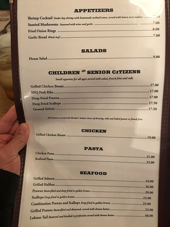 A menu that doesn't need fancy fonts or pretentious descriptions. When you're serving food this good, simplicity speaks volumes.