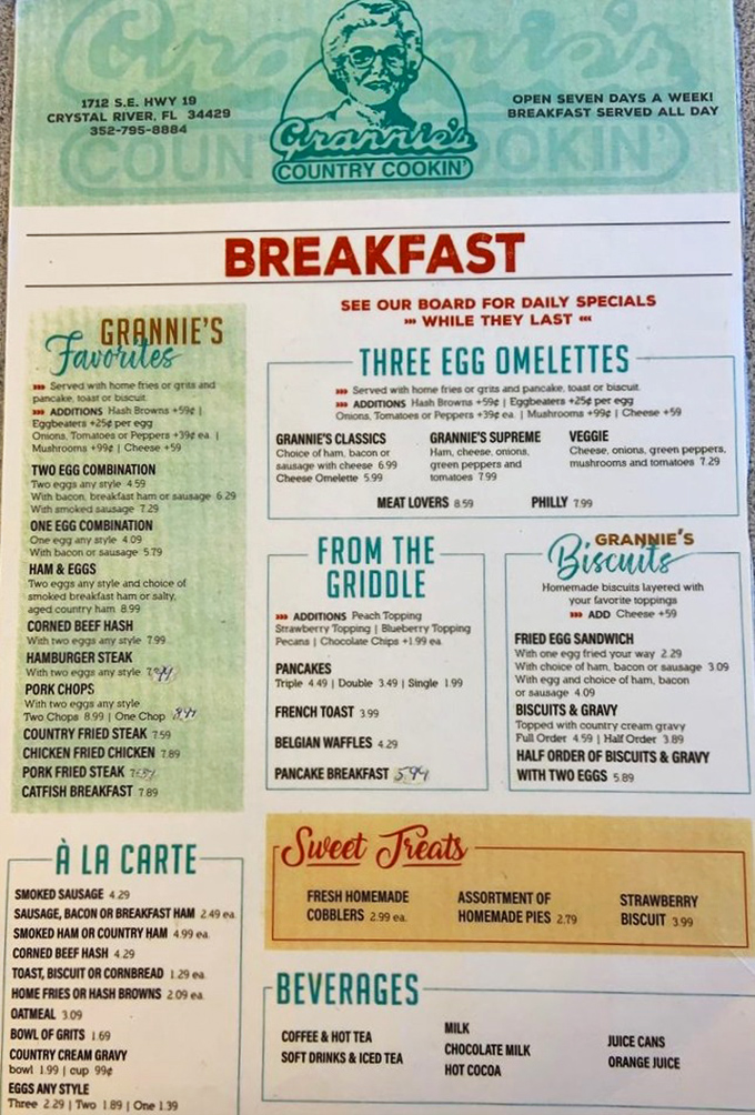 This menu isn't trying to impress food critics&mdash;it's aiming straight for your childhood memories and hungry stomach.