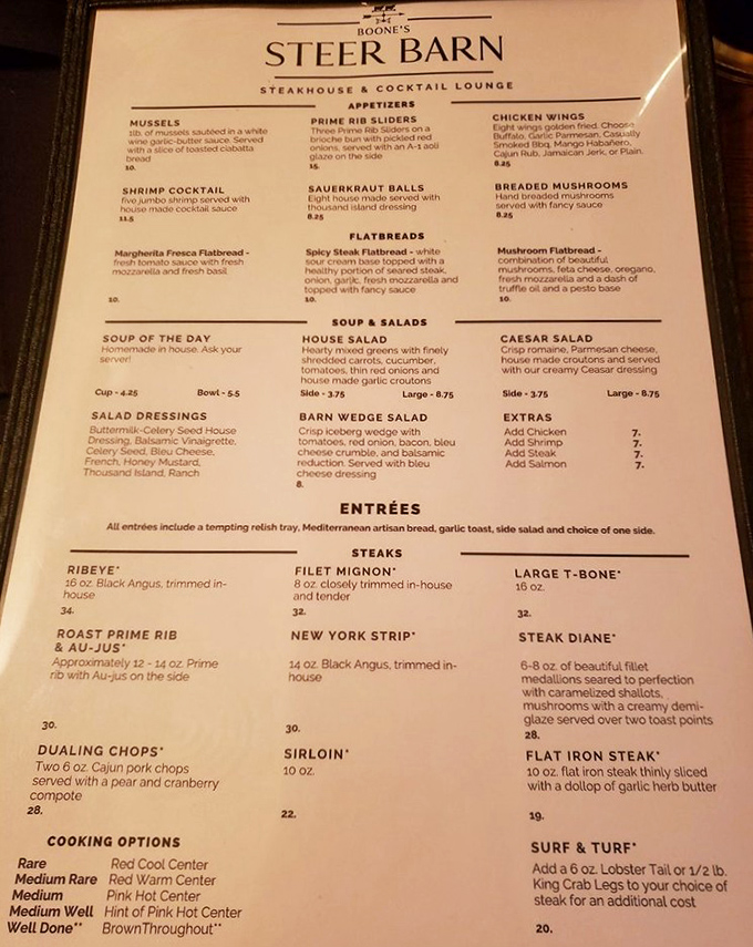 A menu that doesn't need fancy fonts or pretentious descriptions&mdash;just honest food that makes decision-making deliciously difficult.