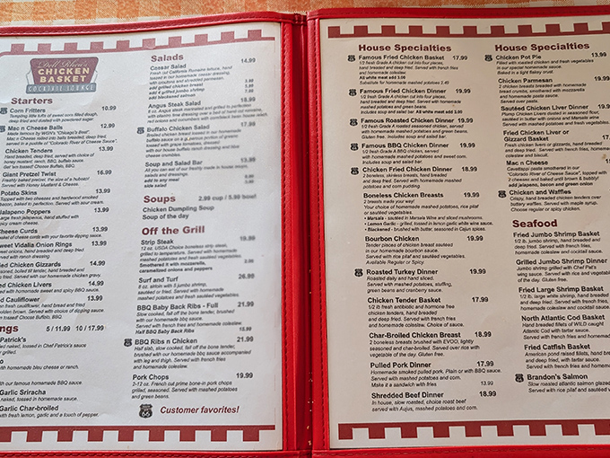 The menu reads like a love letter to comfort food classics. Decision paralysis has never been so deliciously justified.