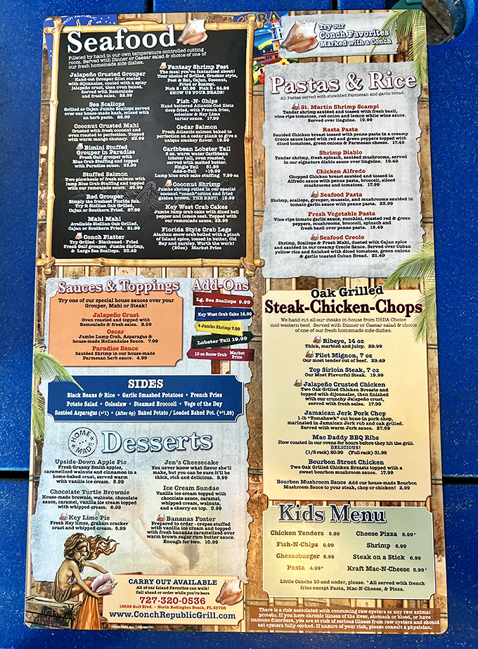 The menu reads like a love letter to Midwestern comfort food. No fancy fonts or pretentious descriptions—just the promise of satisfaction.