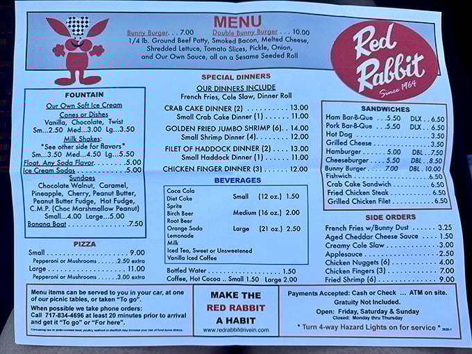 The legendary menu that launched a thousand road trips. Simple, honest food that hasn't needed to change since the days when Elvis topped the charts.