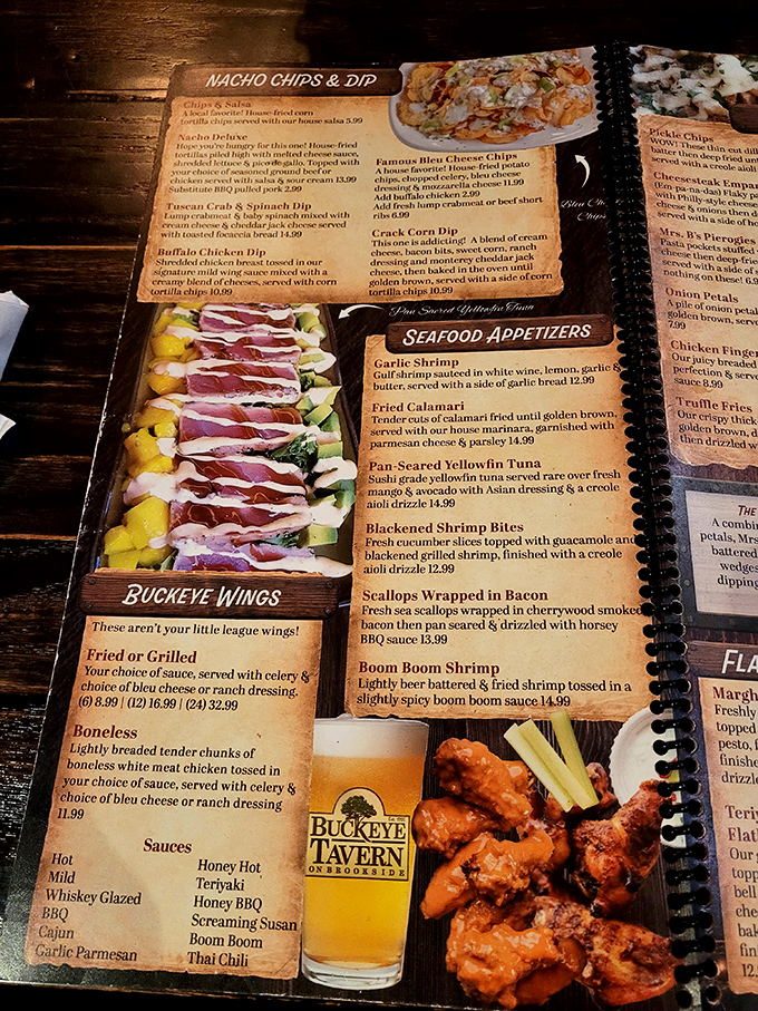 This isn't just a menu&mdash;it's a roadmap to happiness. The Boom Boom Shrimp alone is worth canceling whatever diet you pretended to start this week.