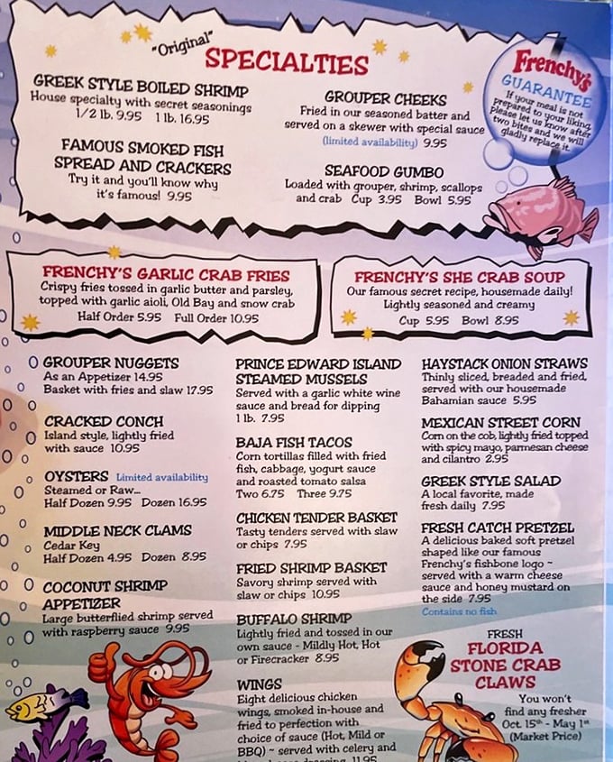 The menu at Clay's reads like a love letter to comfort food, with the stromboli section proudly declaring itself the house specialty.