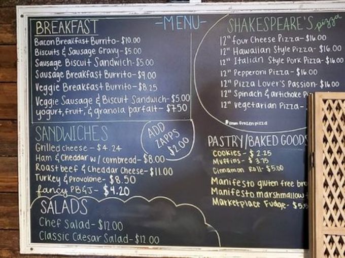 That chalkboard menu isn't just listing food&mdash;it's offering a manifesto of comfort written in the universal language of "you're gonna leave happy."