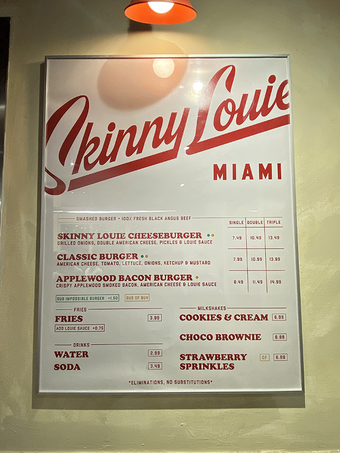 A menu so focused it's practically zen. When you don't need gimmicks, you can perfect what matters: smashed burgers with that perfect crust.