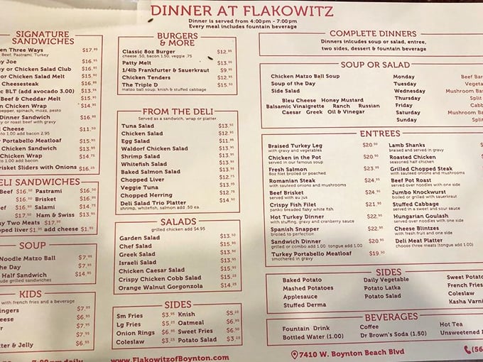 This menu isn't just reading material&mdash;it's a roadmap to happiness with more delicious detours than you can explore in a dozen visits. 