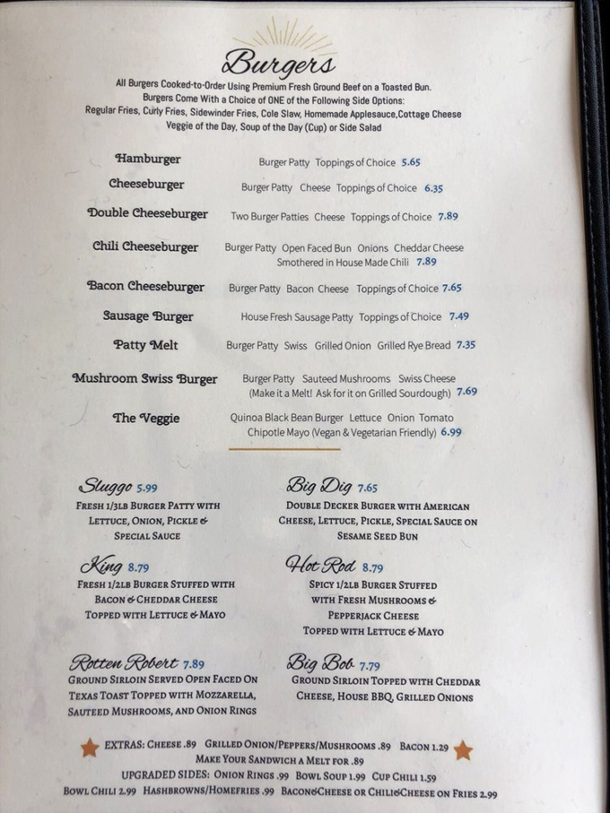 A menu that doesn't need fancy fonts or pretentious descriptions &ndash; just honest food that makes decision-making the hardest part of your visit.