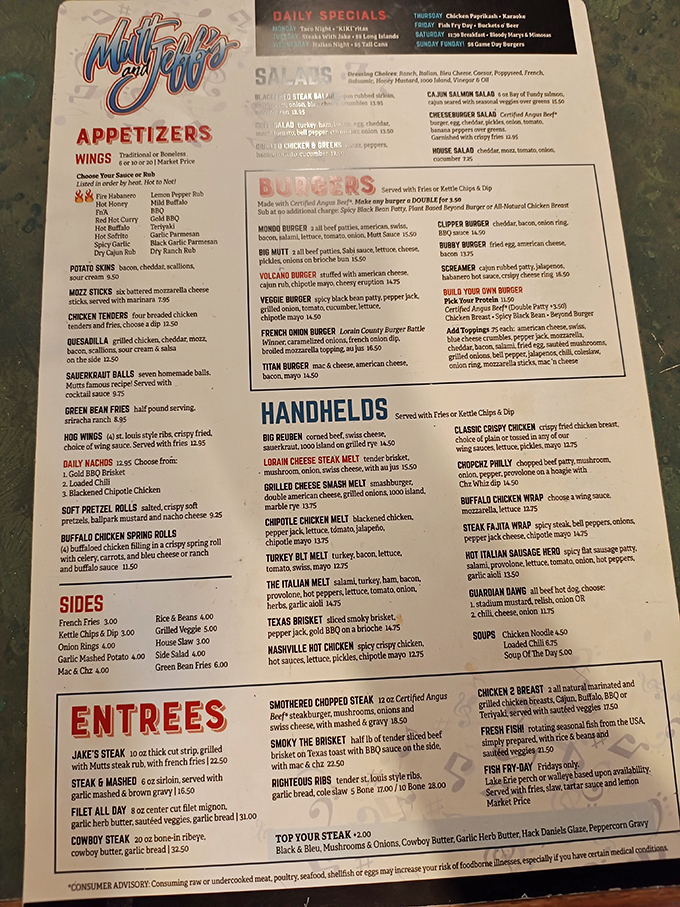 This menu reads like a greatest hits album of American comfort food &ndash; every track's a winner.