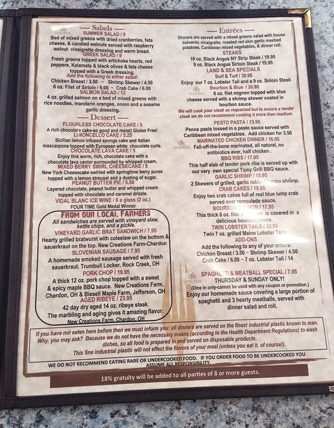 This isn't just a menu—it's a roadmap to culinary bliss. From summer salads to Slovenian sausage, every choice promises a delicious journey.