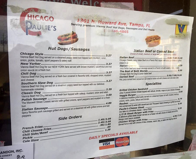 When a menu promises authentic Chicago flavors, you know you're about to embark on a delicious journey.