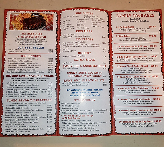 The menu gets right to the point: spectacular smoked meats prepared with expertise and care, no pretentious foodie manifestos required.