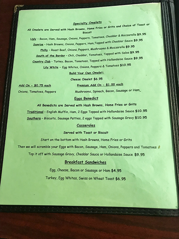 This menu reads like a breakfast love letter written by someone who really understands the assignment.