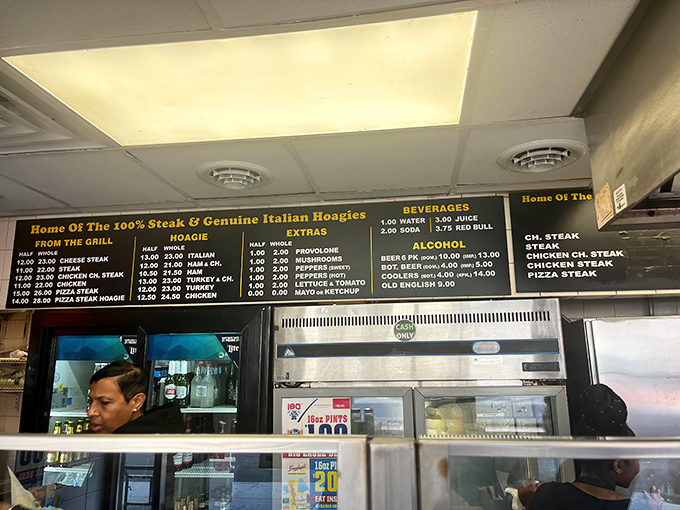 The menu board at Max's is like a haiku of Philadelphia cuisine &ndash; simple, direct, and containing everything you truly need in life.
