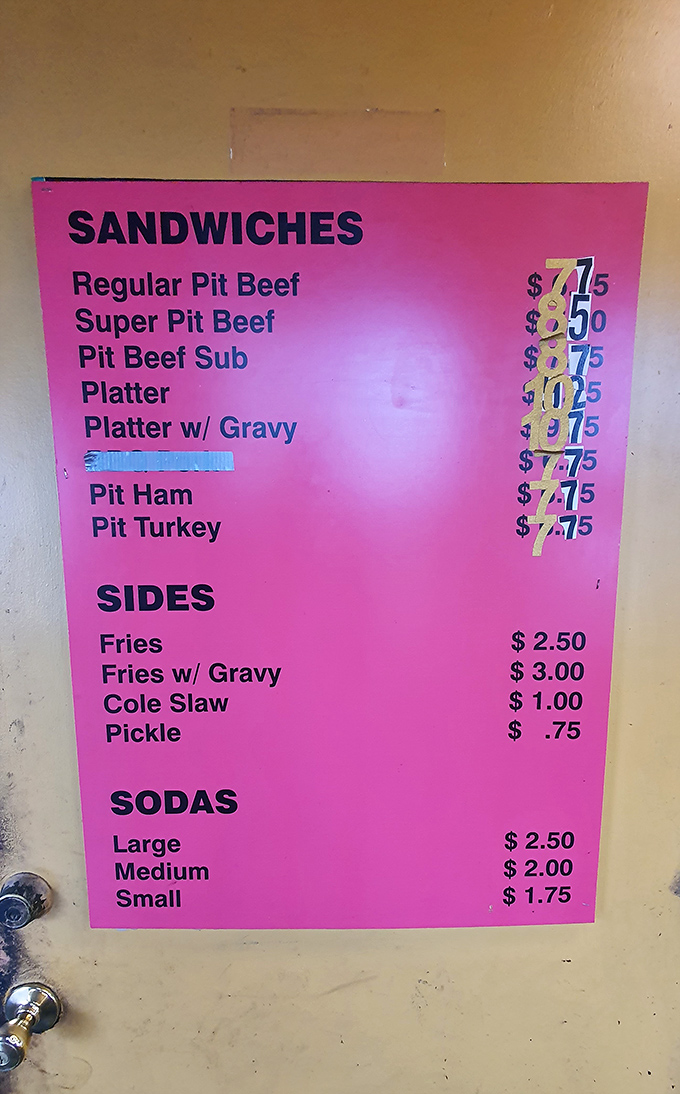 Simple menu, serious flavors - sometimes the best restaurants need only one pink sheet of paper.