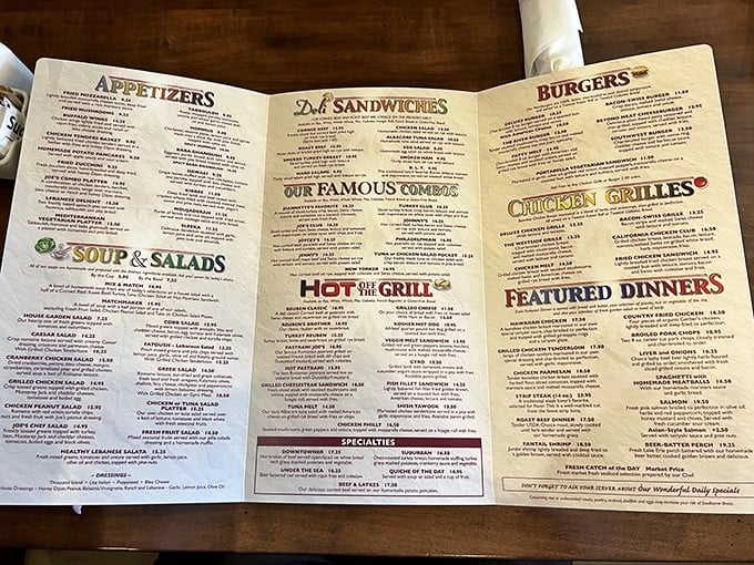 This menu reads like a love letter to your arteries &ndash; and honestly, they deserve it.