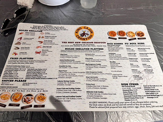 This menu isn't just a list&mdash;it's a roadmap to flavor country. Study it like you're cramming for the most delicious exam of your life.