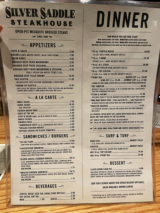 A menu that doesn't need fancy fonts or pretentious descriptions &ndash; just honest food that makes your mouth water before you've even ordered.