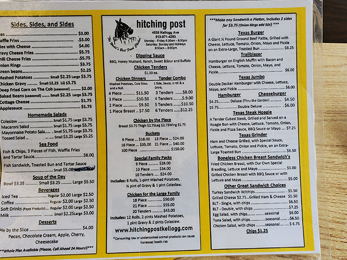 The menu reads like a comfort food greatest hits album. No molecular gastronomy here, just honest cooking that your grandmother would approve of. 