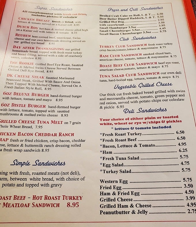 A menu where nothing needs explanation and everything satisfies&mdash;the culinary equivalent of a warm handshake from an old friend.