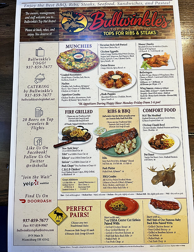 A menu that doesn't need fancy fonts or pretentious descriptions&mdash;just honest food that makes you want to high-five the chef after every bite.