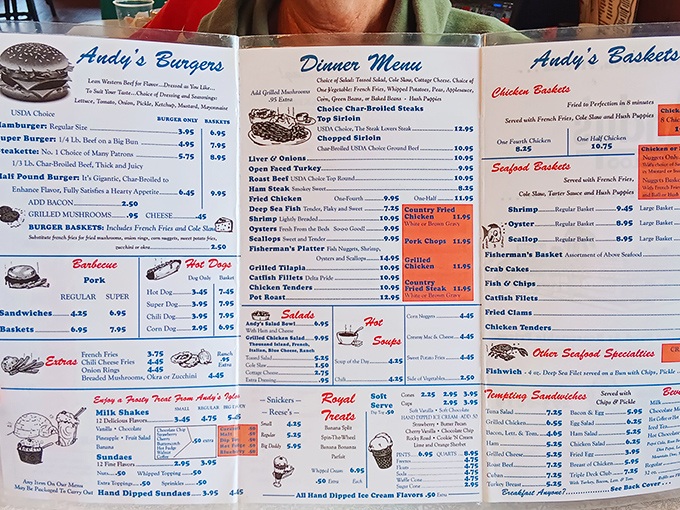 This menu isn't just a list of food&mdash;it's a roadmap to happiness, with every American comfort classic represented in glorious, unpretentious detail. 
