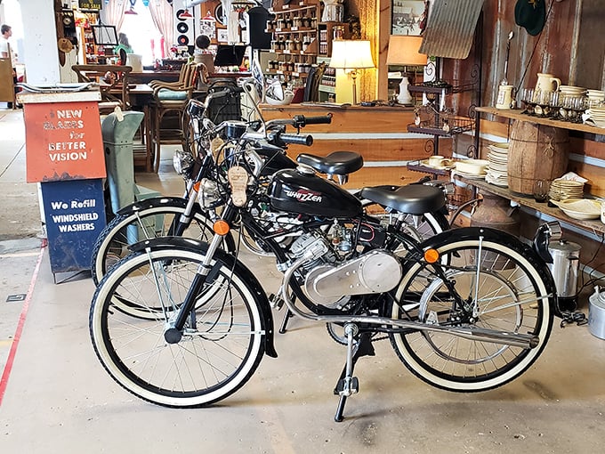 Not just transportation but time machines on wheels &ndash; these vintage motorized bicycles remind us when getting somewhere was half the adventure.