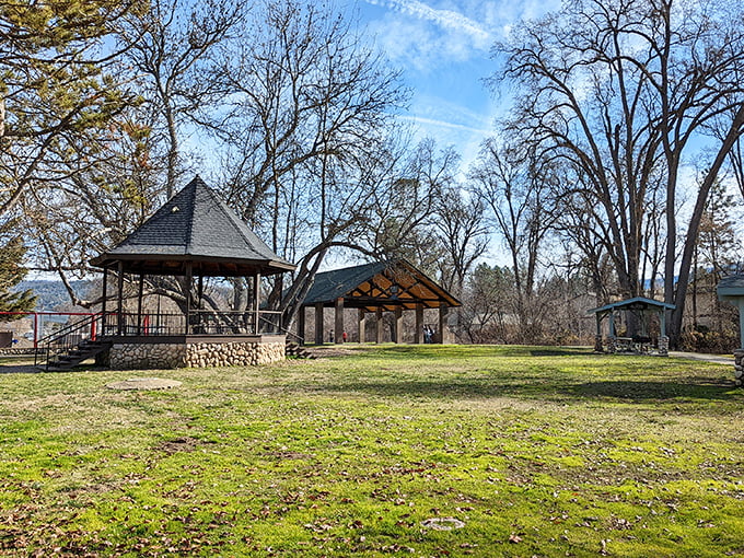 The community park's gazebo isn't just Instagram-worthy—it's where locals gather for everything from summer concerts to contemplating life's big questions.
