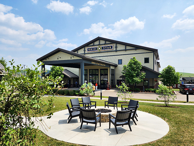 The Ohio Star Theater stands as Sugarcreek's cultural centerpiece, offering entertainment that refreshingly doesn't involve scrolling through your phone.