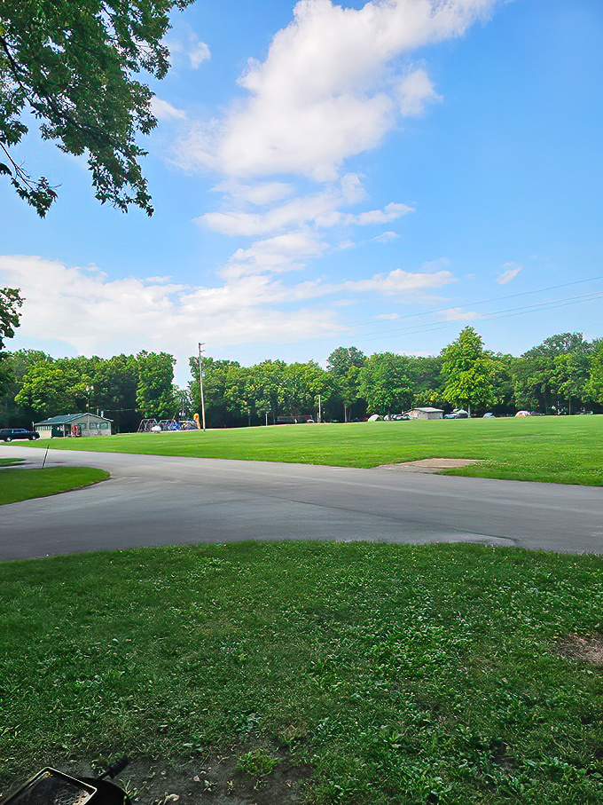 Summer's perfect canvas: emerald grass, azure skies, and not a deadline in sight. This is what weekends were invented for. Photo credit: estrella moreno