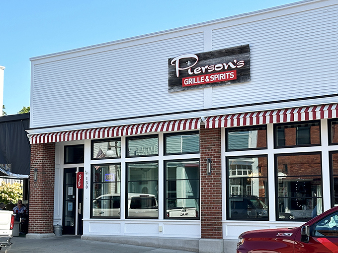 Pierson's red and white awning isn't just decoration&mdash;it's a beacon calling you in for comfort food that tastes like someone's grandmother is running the kitchen.