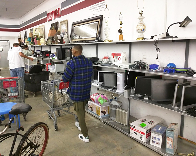 Yesterday's technology, tomorrow's vintage finds. Like archaeological layers of our digital past, these electronics await their second act in someone's home office.