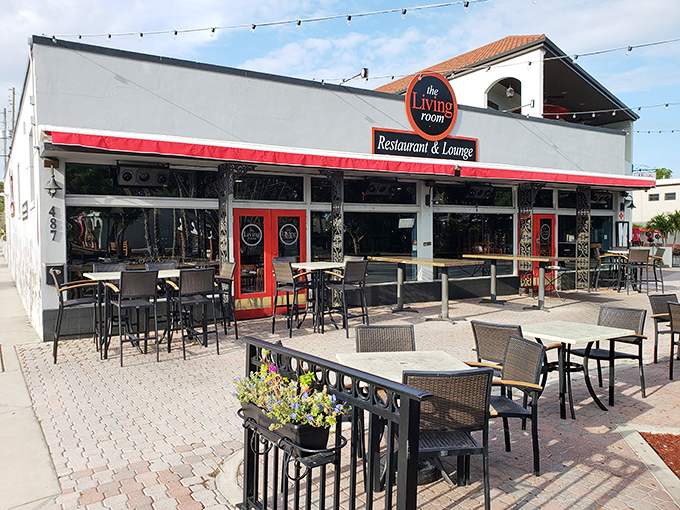 The Living Room isn't just a clever name&mdash;it's where locals gather for craft cocktails and conversation under string lights that make everyone look 10 years younger.