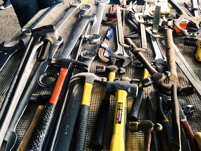 Tool paradise for the handy and hopeful alike. Each hammer and wrench tells a story of projects completed&mdash;and the ones you're about to start.