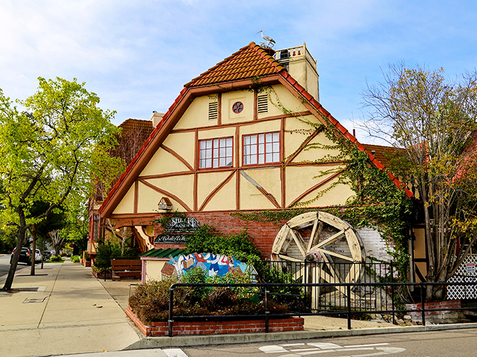Half-timbered charm with a water wheel that's more decorative than functional&mdash;but isn't that true of most things we love?