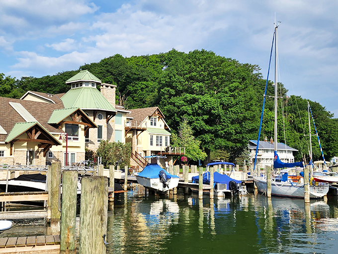 Waterfront living at its finest, where boats become extensions of homes and morning coffee comes with million-dollar views.