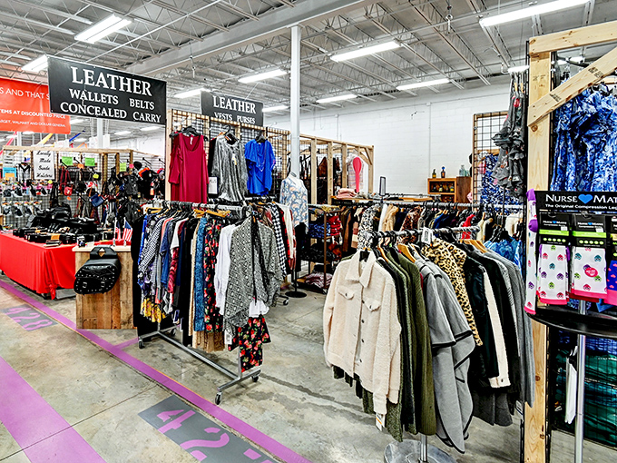 The clothing section offers everything from practical everyday wear to statement pieces&mdash;proof that style and savings can happily coexist under one roof.