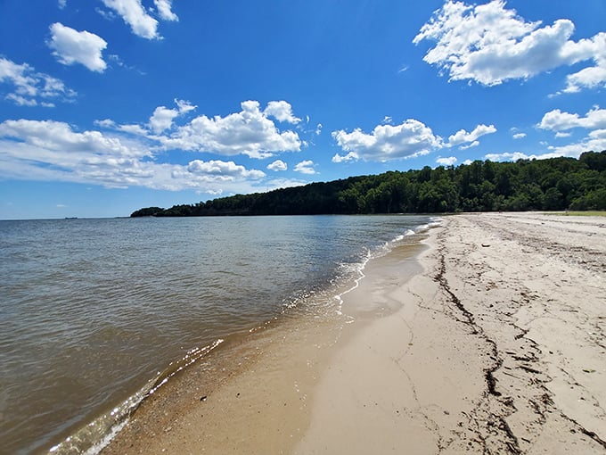 The Chesapeake's answer to private beaches. Crystal clear waters meet golden sand without the crowds&mdash;Mother Nature's exclusive resort.