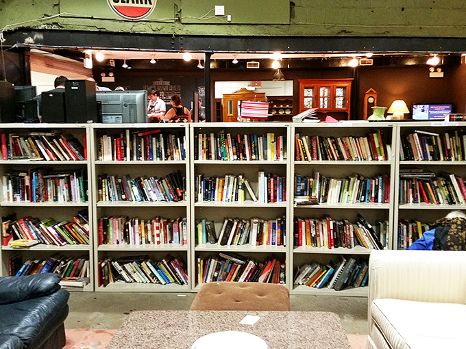 Bibliophiles, prepare to lose track of time! These well-organized shelves hold everything from dog-eared classics to coffee table tomes waiting for their second chapter.