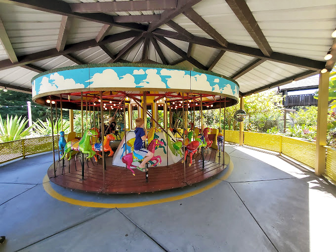 This vintage carousel doesn't need virtual reality or smartphone apps&mdash;just the timeless joy of going round and round on hand-painted creatures.
