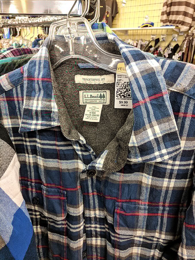 That L.L. Bean flannel &ndash; practically begging to join your weekend wardrobe for less than a fancy coffee. Lumberjack chic without the lumberjack price.