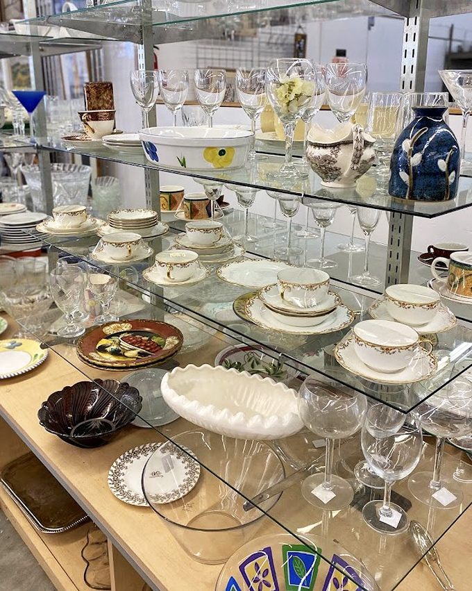 Fine china and crystal stemware await their second act&mdash;proof that yesterday's celebrations can become tomorrow's dinner parties for pennies on the dollar.