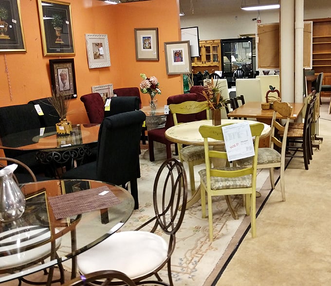 Dining tables that have hosted thousands of family dinners now wait for new conversations. Each wooden surface tells a story—yours could be next.