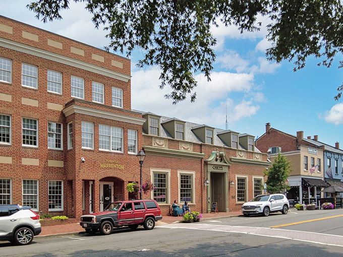 Brick facades and classic architecture give downtown Warrenton the feel of stepping into a Norman Rockwell painting that somehow has WiFi.