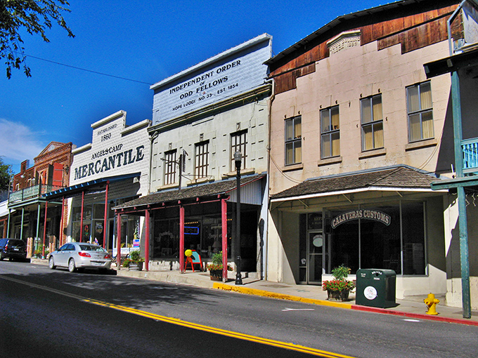 Downtown Angels Camp's Mercantile row offers a master class in preservation, where shopping feels like time travel without the jetlag.