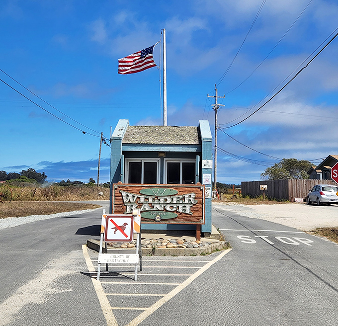 This unassuming entrance booth is California's version of a wardrobe to Narnia&mdash;step through and enter a coastal wonderland.