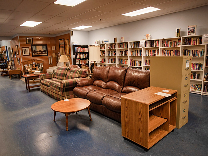 Not just furniture, but conversation pieces waiting to tell their stories. That leather sofa has probably hosted more interesting discussions than most talk shows.