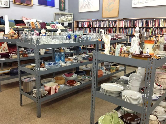 Dish paradise! Every plate tells a story, from mid-century classics to that bowl your grandmother definitely had in her kitchen.